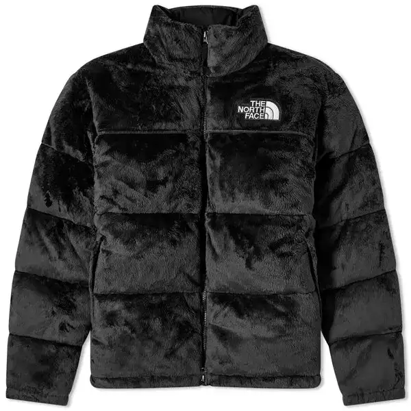 The North Face Versa Velour Nuptse Jacket In Tnf Black - 40% Off